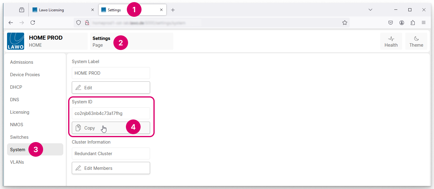 Lawo Flex - Connect the HOME System(s)