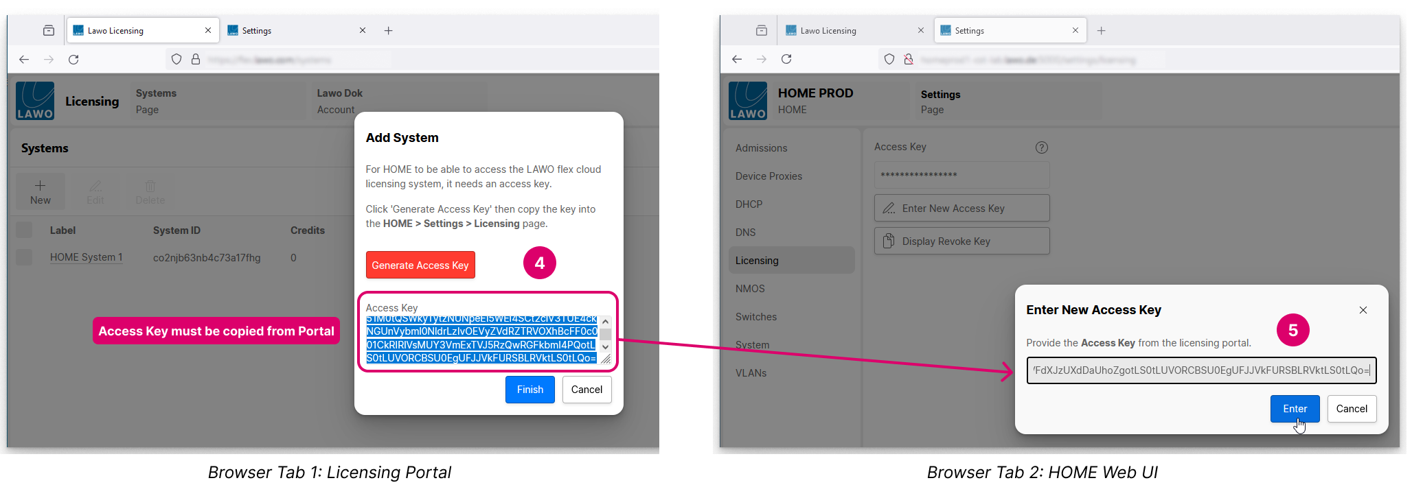 Lawo Flex - Connect the HOME System(s)