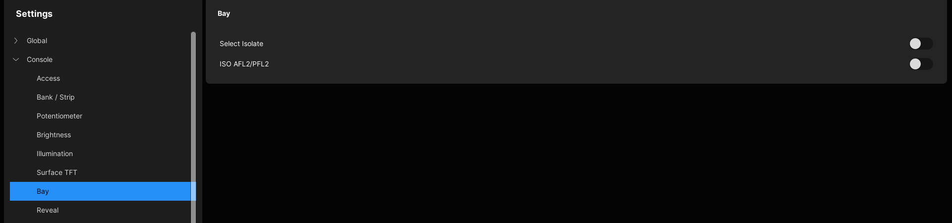 mc²36 - System Settings -> Console