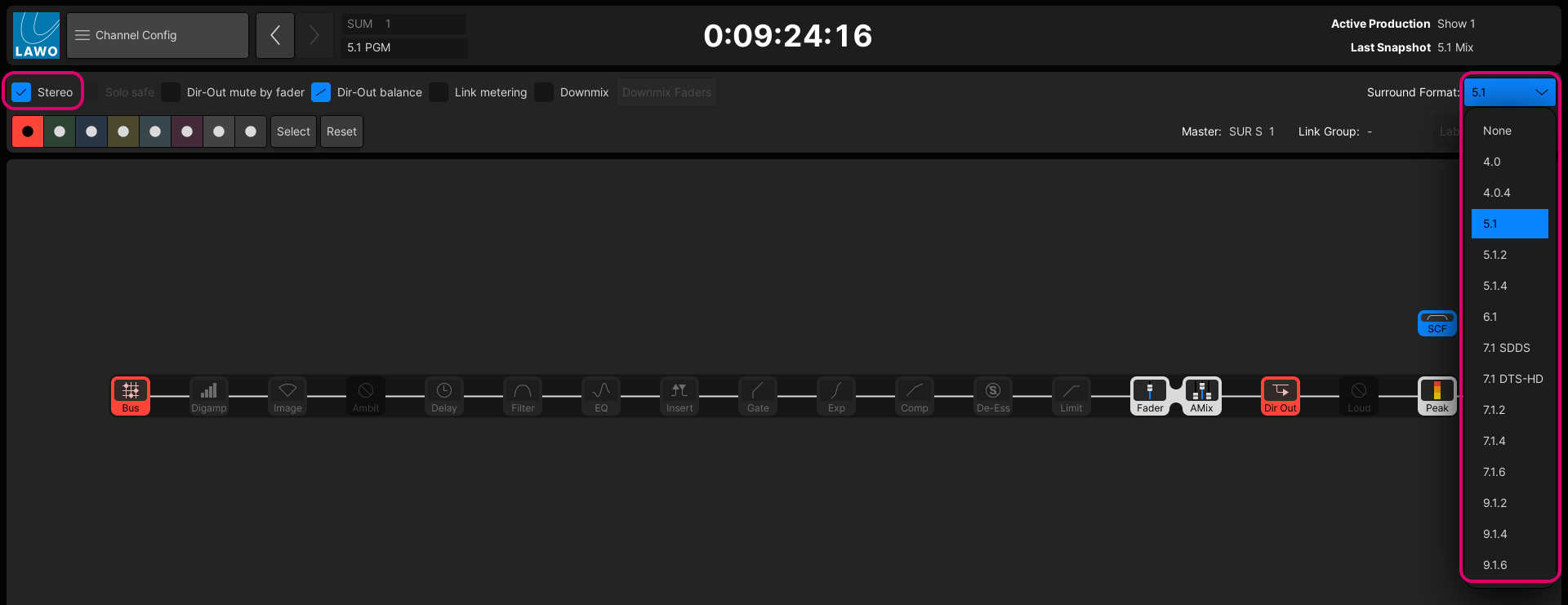 mc²36 - Create Stereo and Surround Channels