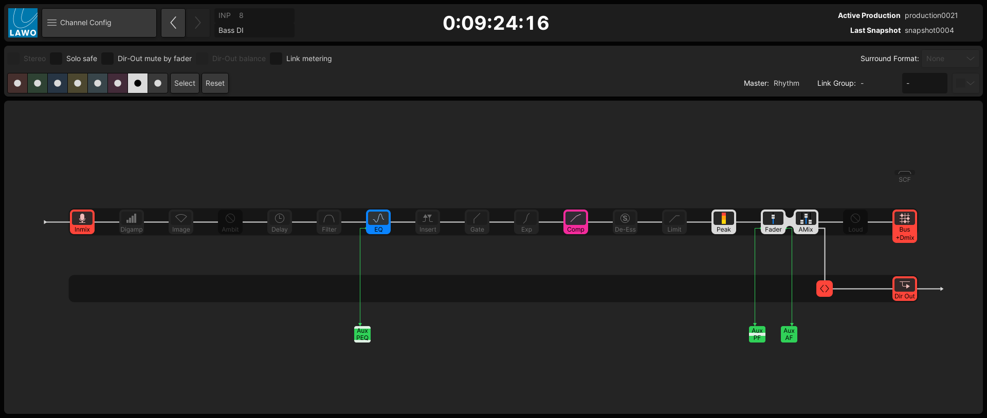 mc²56 - Channel Signal Flow and Options