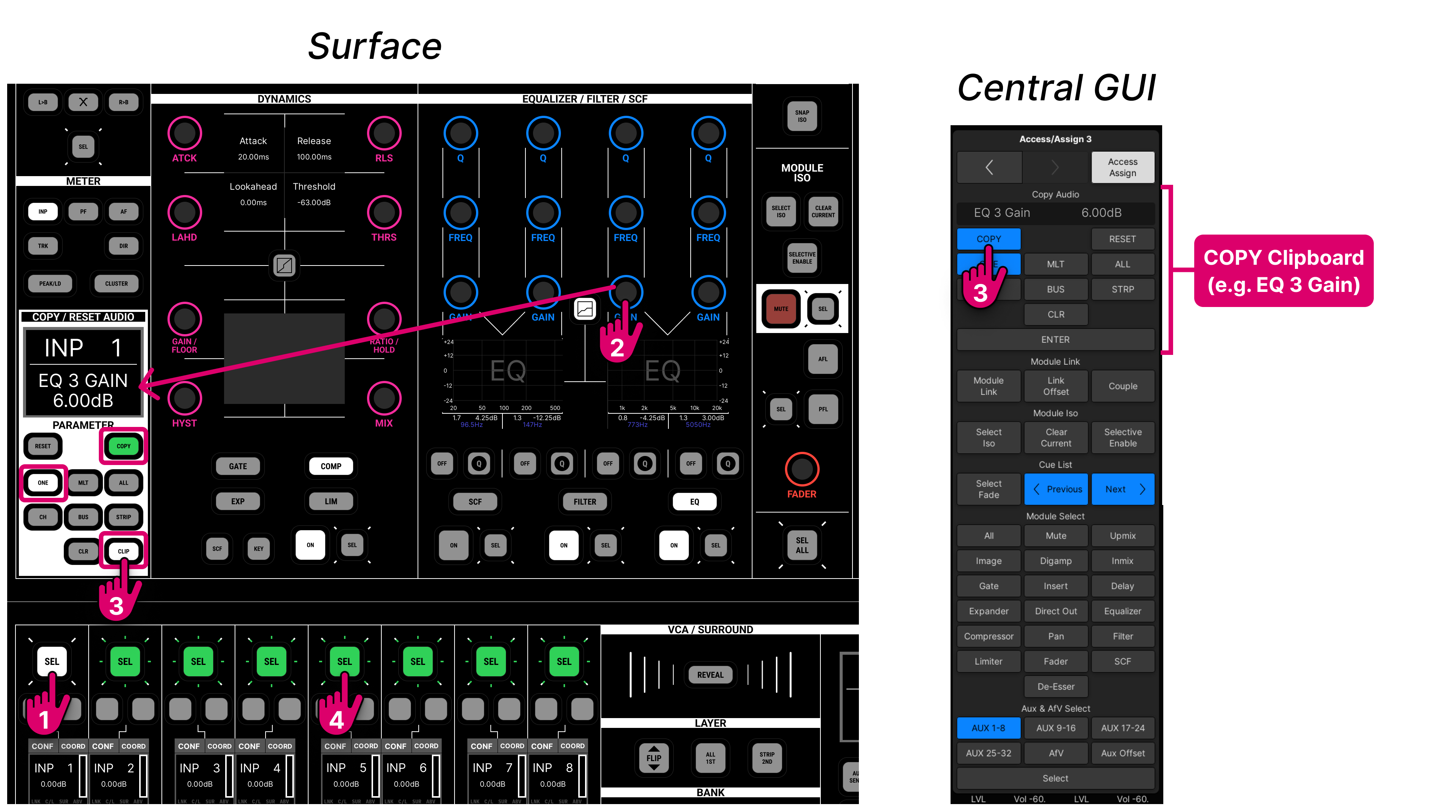 mc²96 - Parameter Copy and Reset