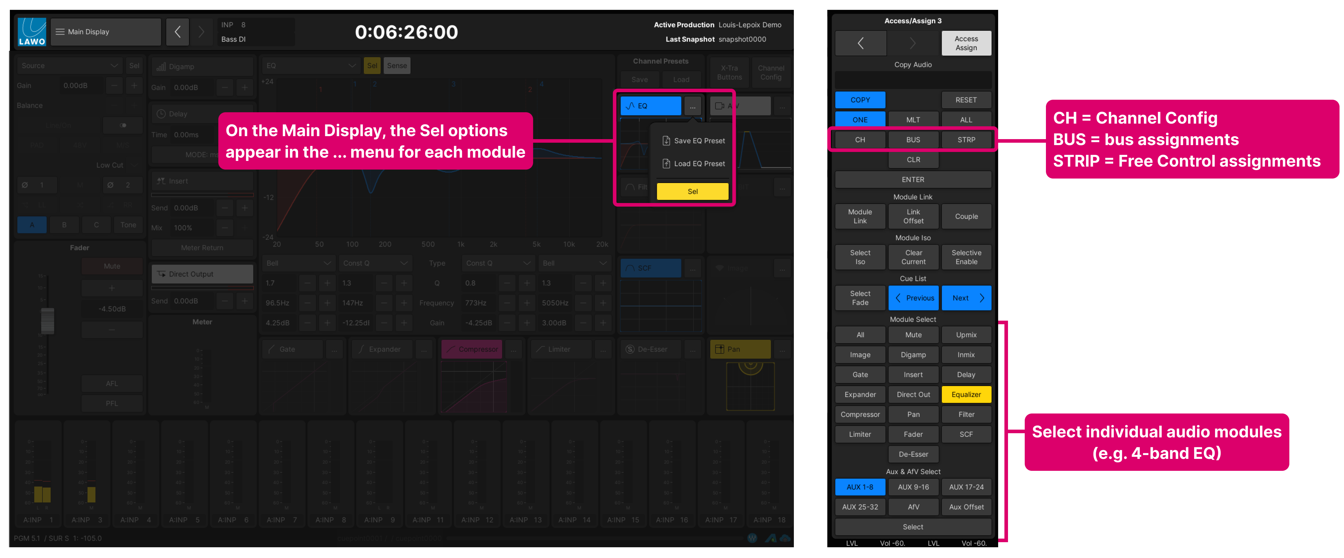 mc²36 - Parameter Select