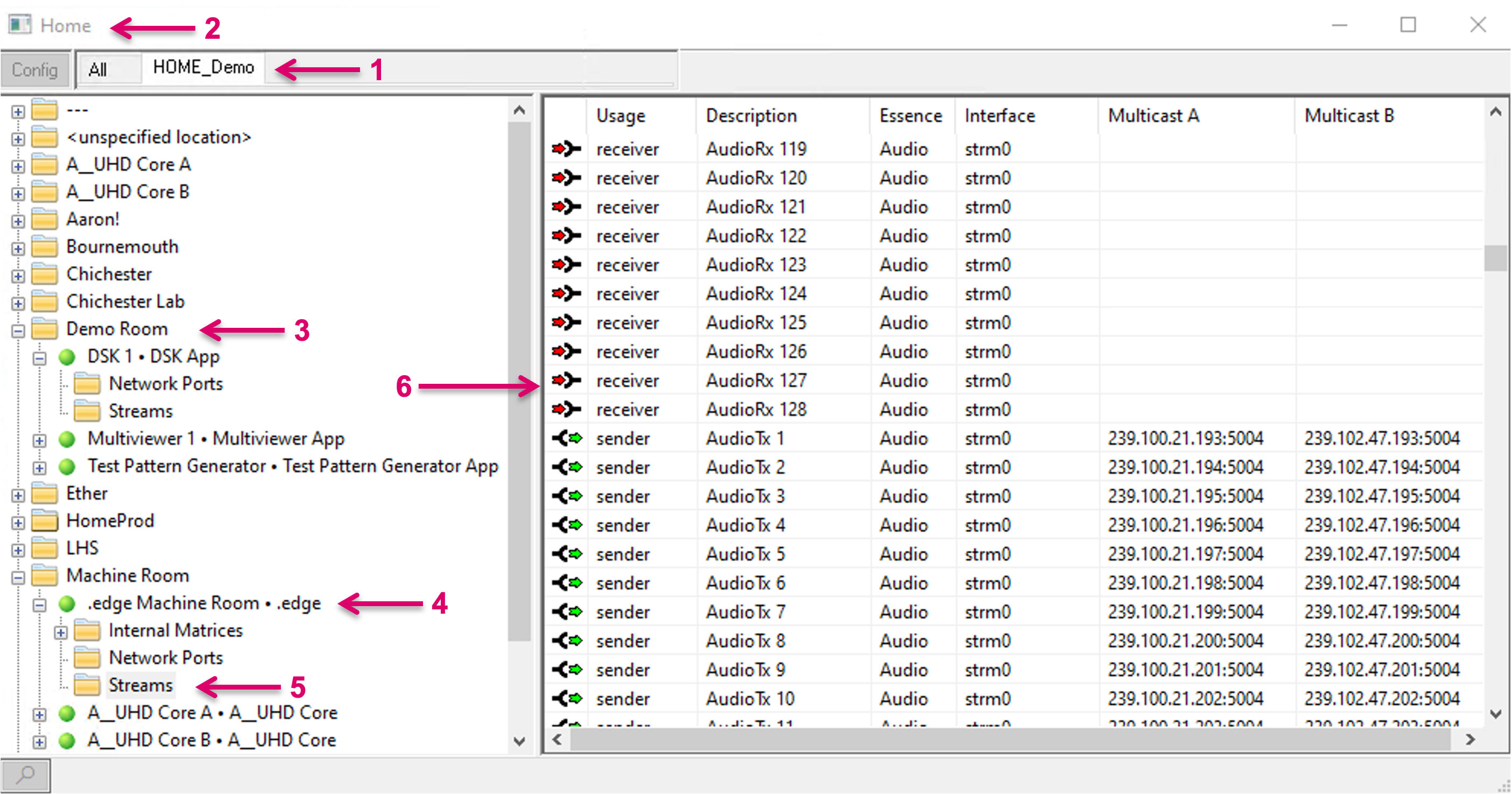 vsmStudio - HOME Interface