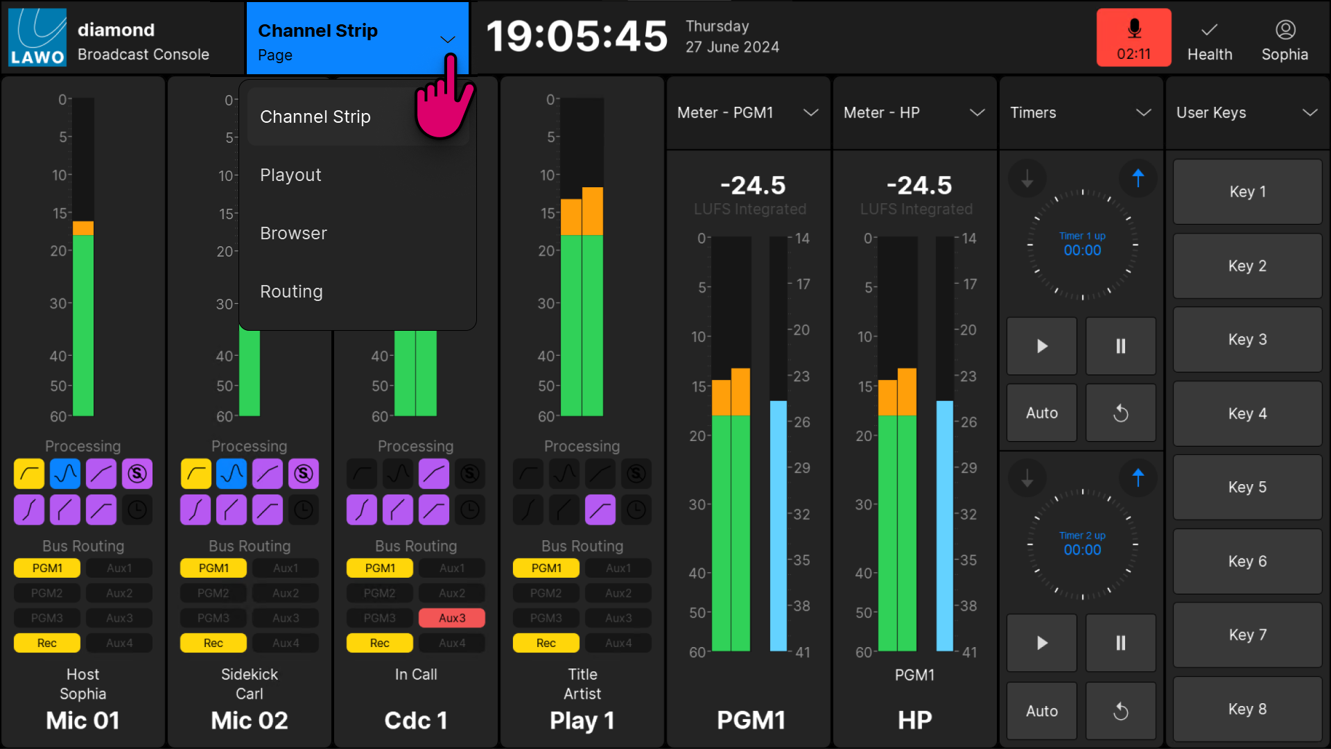 diamond VX - Operating Principles
