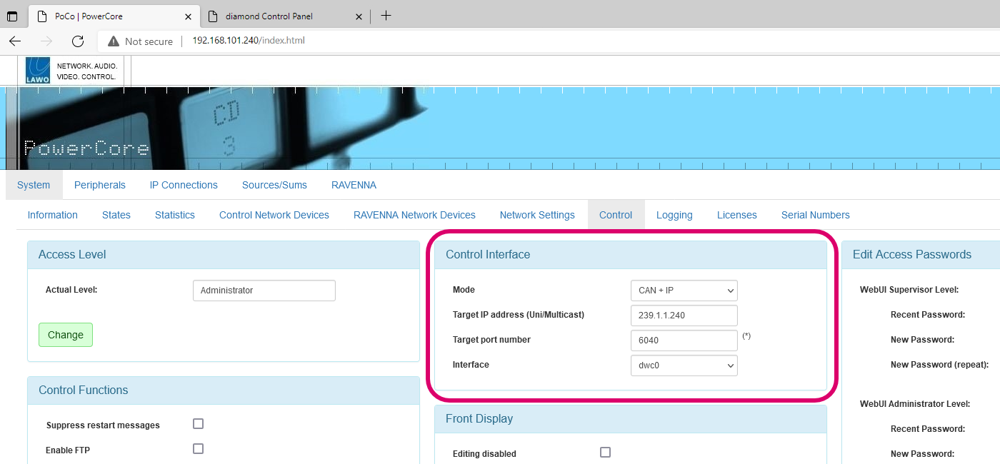 diamond - Setup Quick Start