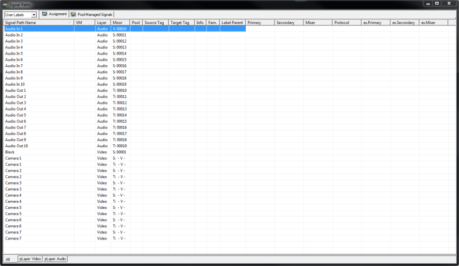 vsmStudio - Signal Paths